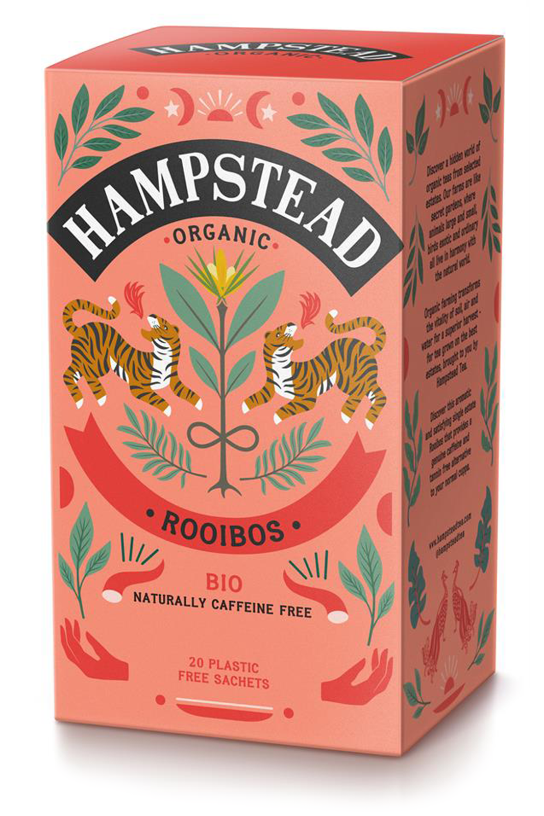Organic Rooibos Tea 20 Sachets 40g (Hampstead Tea) | Healthy Supplies