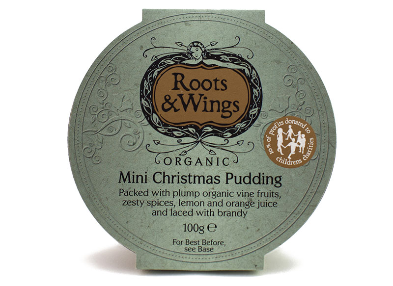 Organic Mini Christmas Pudding 100g (Roots & Wings) | Healthy Supplies