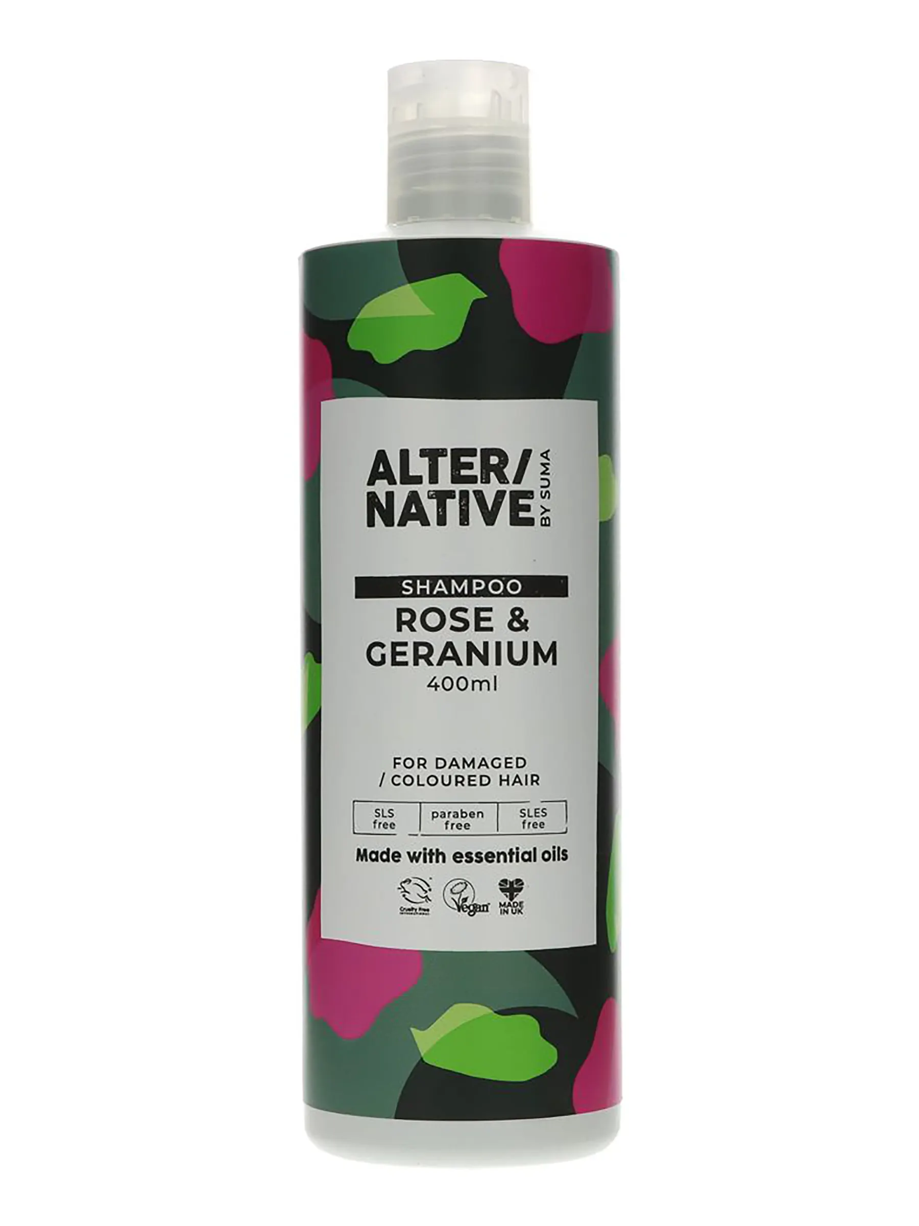 Rose and Geranium Shampoo 400ml (Alter/Native) | Healthy Supplies