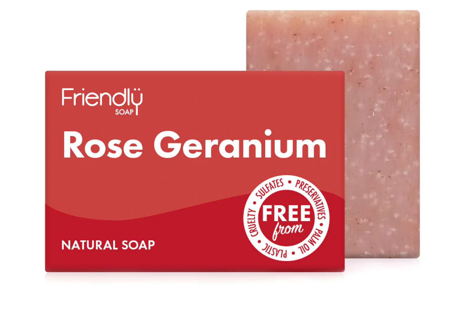Rose Geranium Soap 95g (Friendly Soap) | Healthy Supplies
