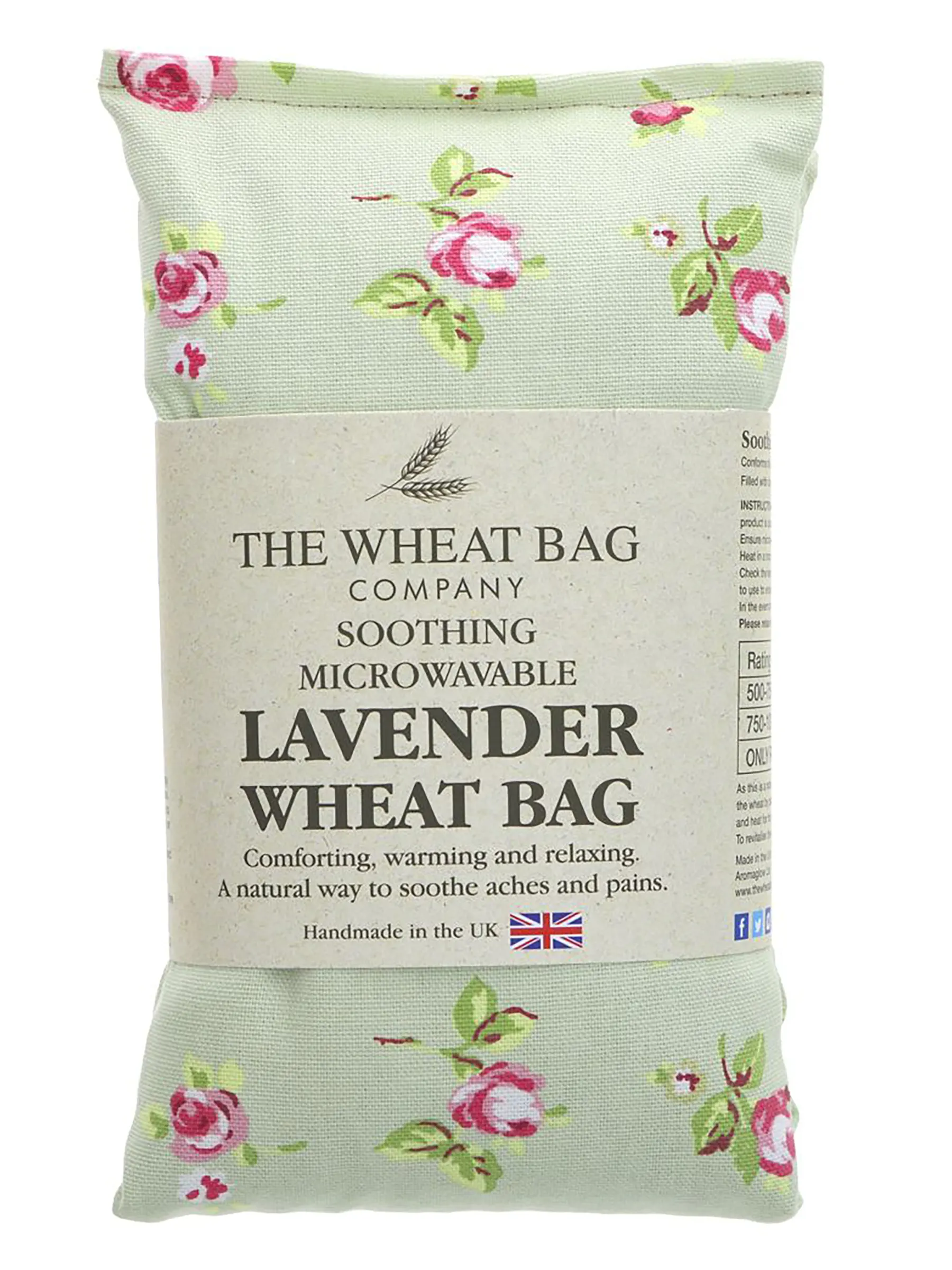 Sage Rosebud Lavender Scented Heat Pad (The Wheat Bag Company ...