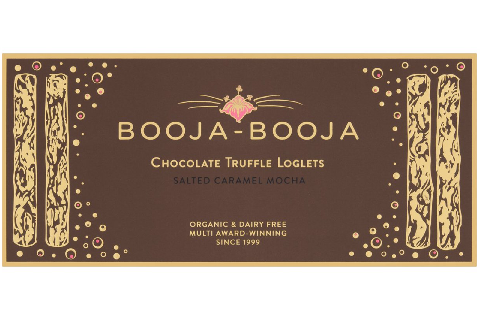 Organic Salted Caramel Mocha Truffle Loglets 115g (Booja-Booja ...