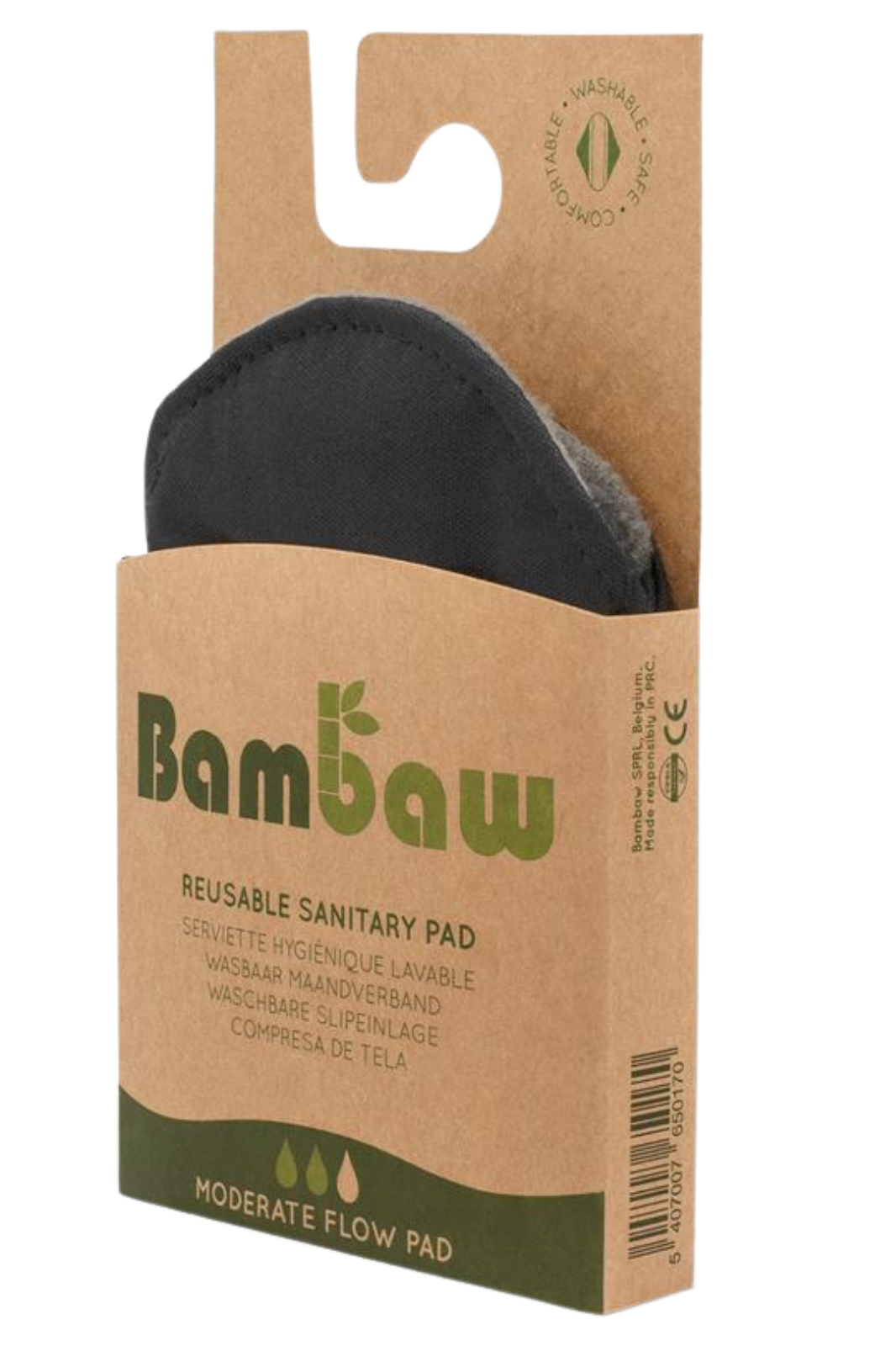 Sanitary Pad - Moderate Flow (Bambaw) | Healthy Supplies