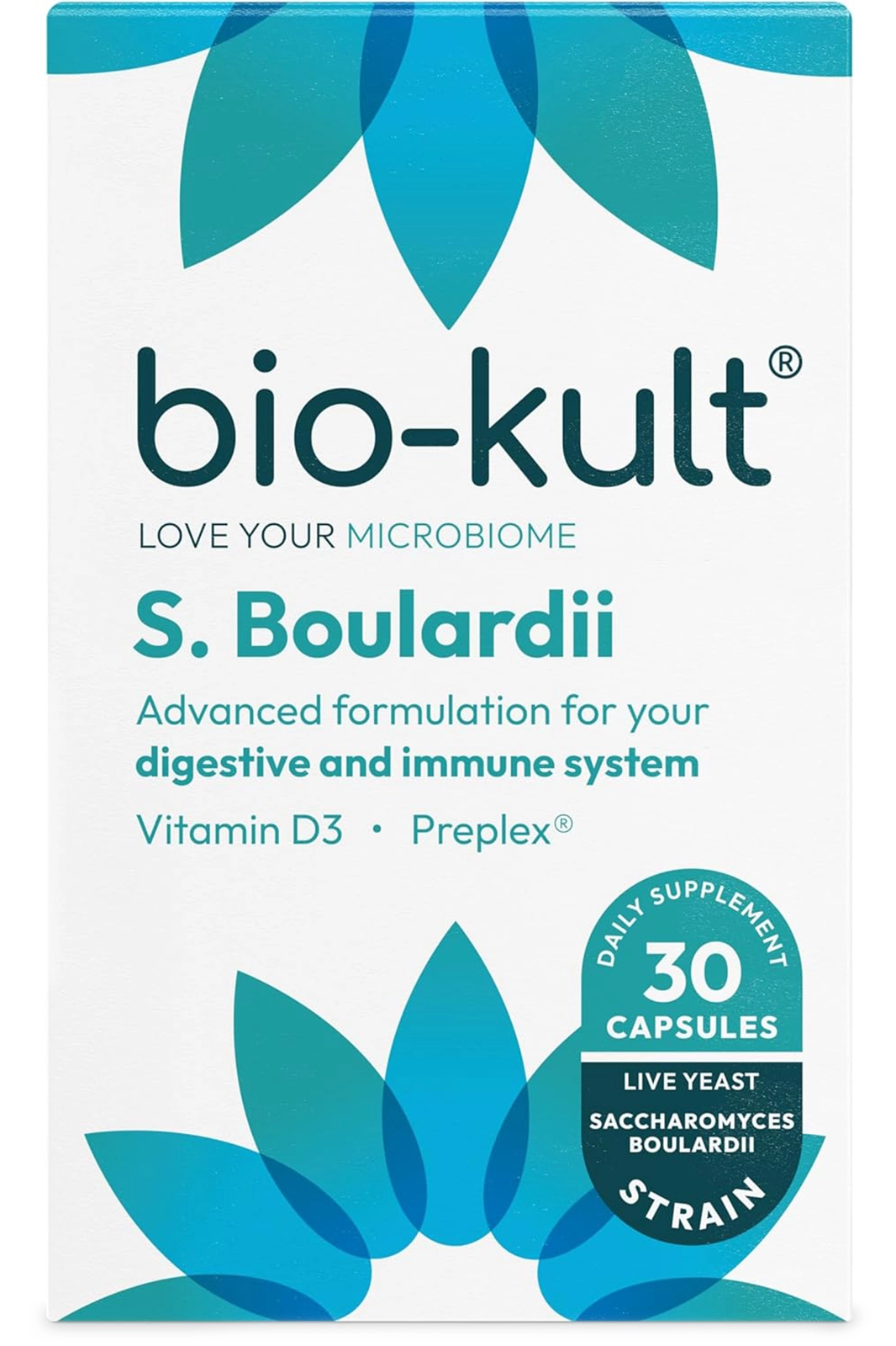 S.Boulardii Advanced Multi-Action Formulation 30 Capsules (Bio-Kult ...