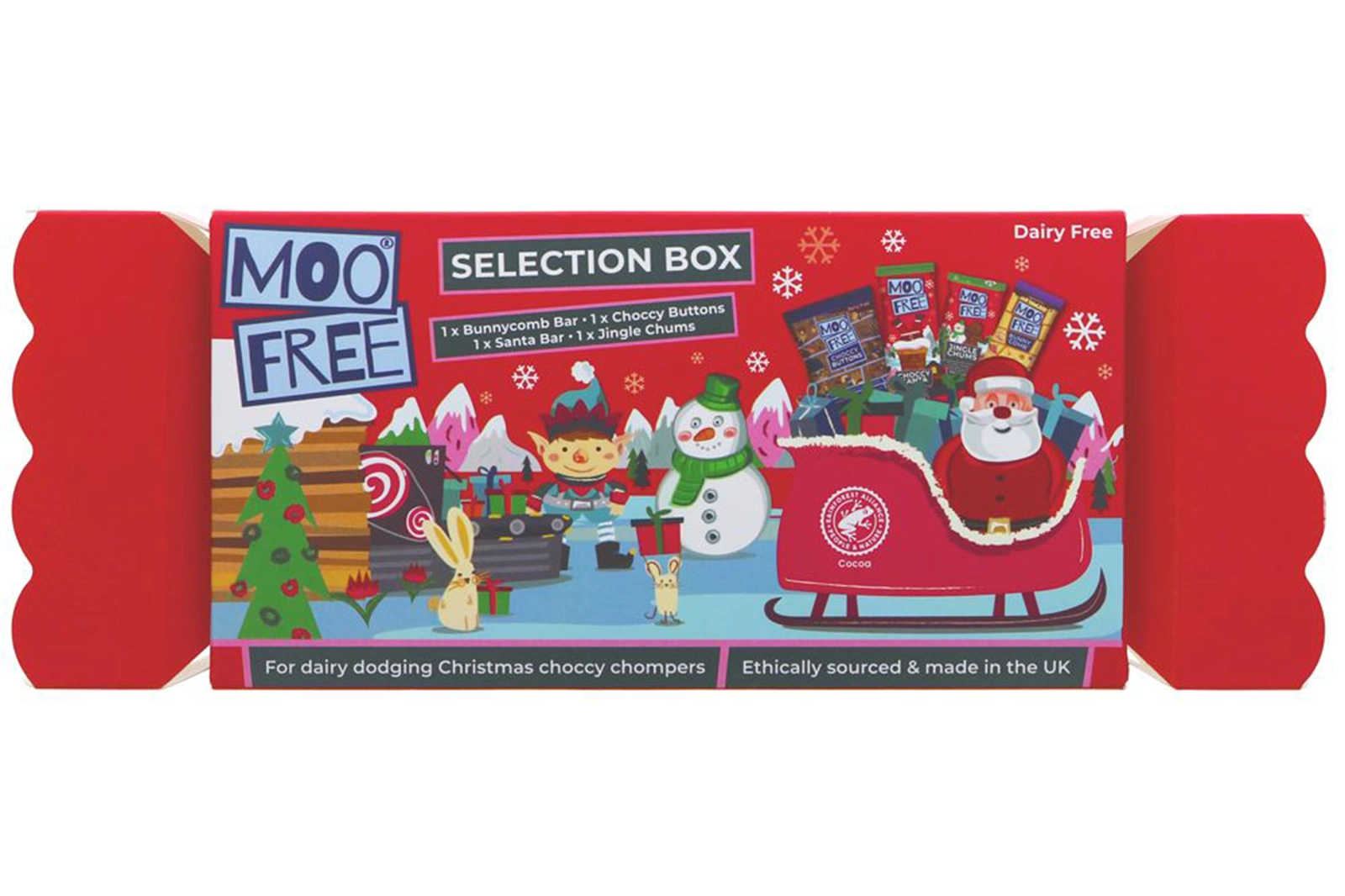 Christmas Selection Box 90g (Moo Free) | Healthy Supplies