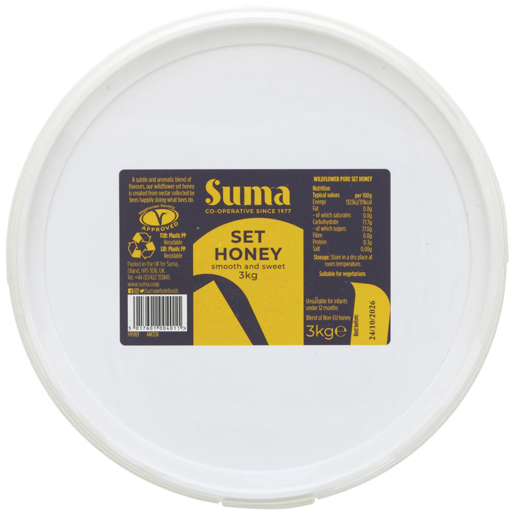 Wildflower Pure Set Honey 3kg (Suma) | Healthy Supplies