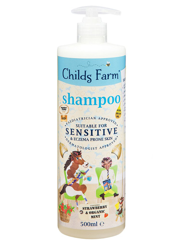 Strawberry & Mint Shampoo for Luscious Locks 500ml (Childs Farm ...