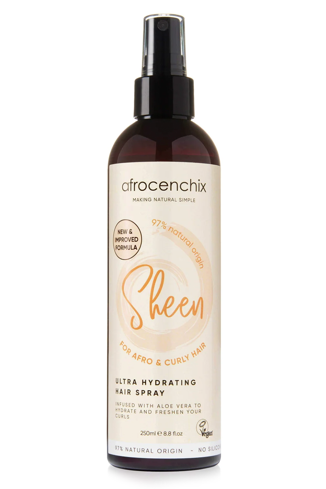 Sheen Natural Hydrating Spray 250ml (Afrocenchix) | Healthy Supplies