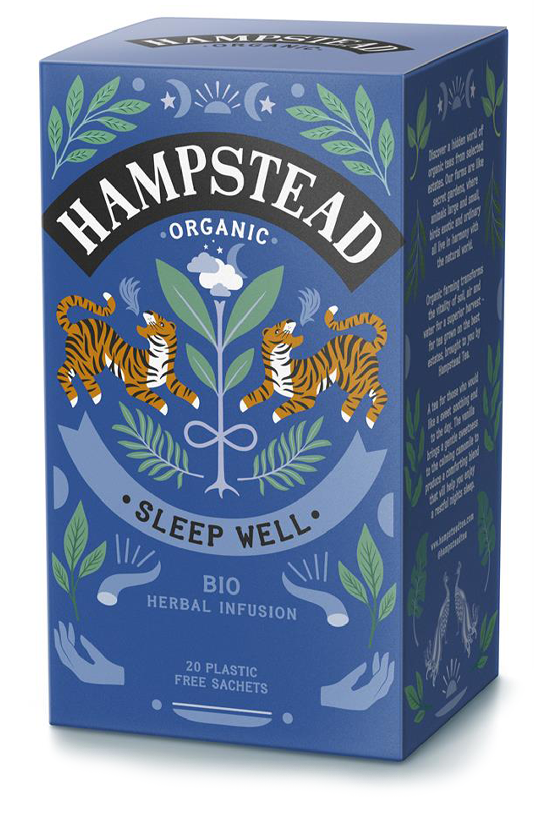 Organic Sleep Well Tea 20 Sachets 40g (Hampstead Tea) | Healthy Supplies