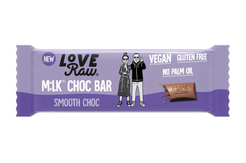 Smooth Chocolate M:lk Choc Bar 30g (Love Raw) | Healthy Supplies