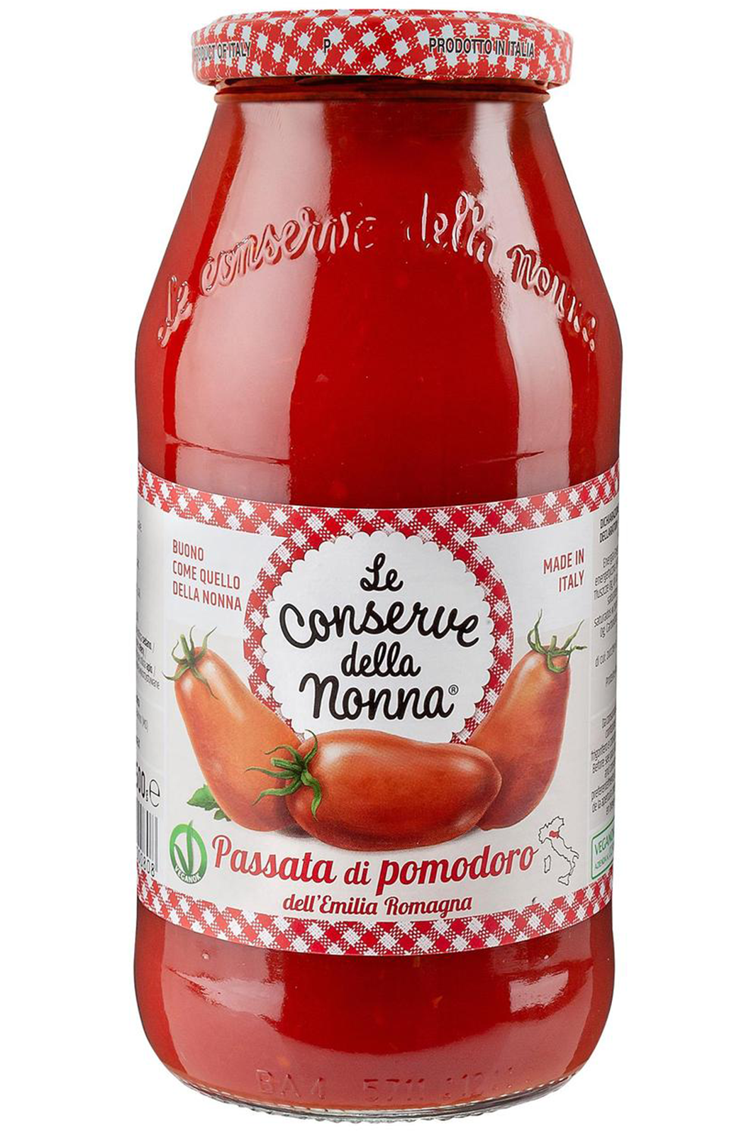 Smooth Tomato Passata Sauce 500g (Le Conserve Della Nonna) | Healthy ...