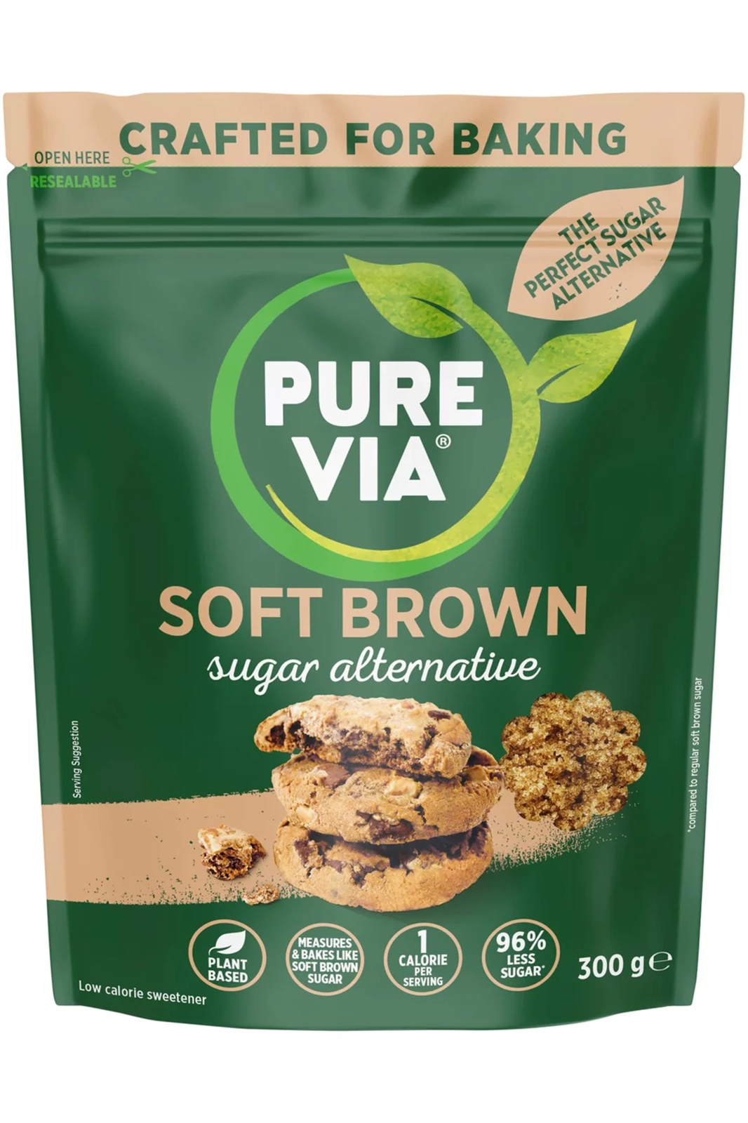 Baker's Secret Soft Brown Sugar Alternative 300g (Pure Via) | Healthy ...