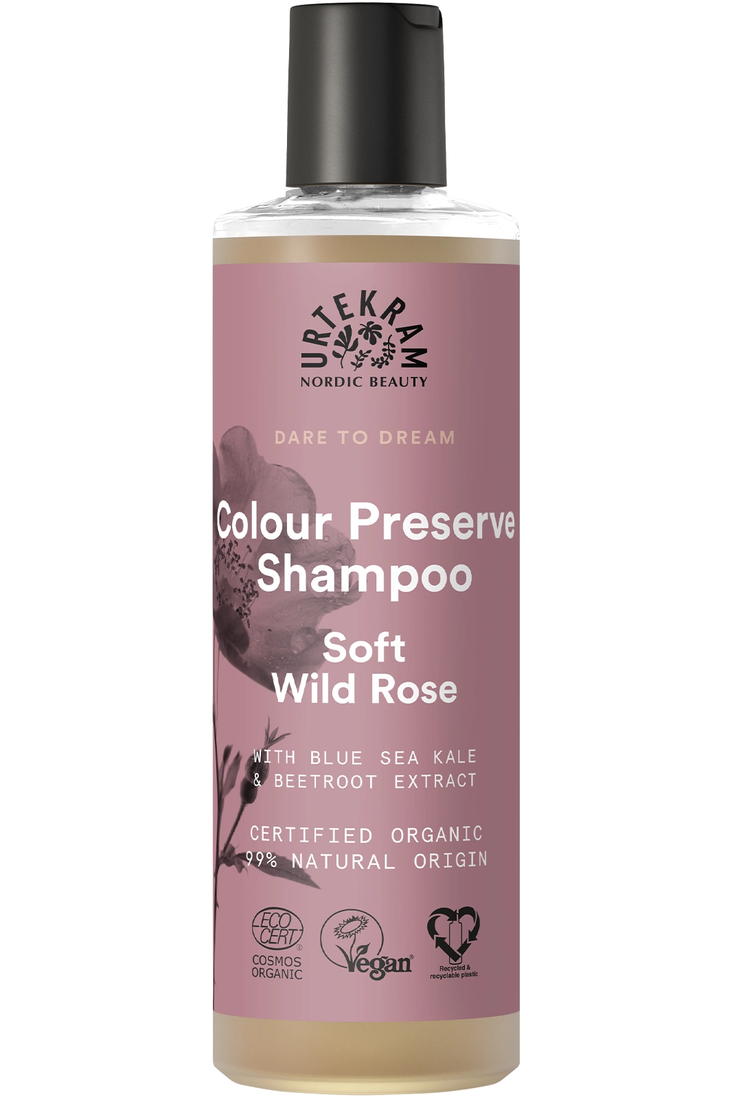 Organic Soft Wild Rose Shampoo 250ml (Urtekram) | Healthy Supplies