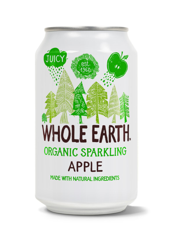 Sparkling Apple Drink, Organic 330ml (Whole Earth) | Healthy Supplies