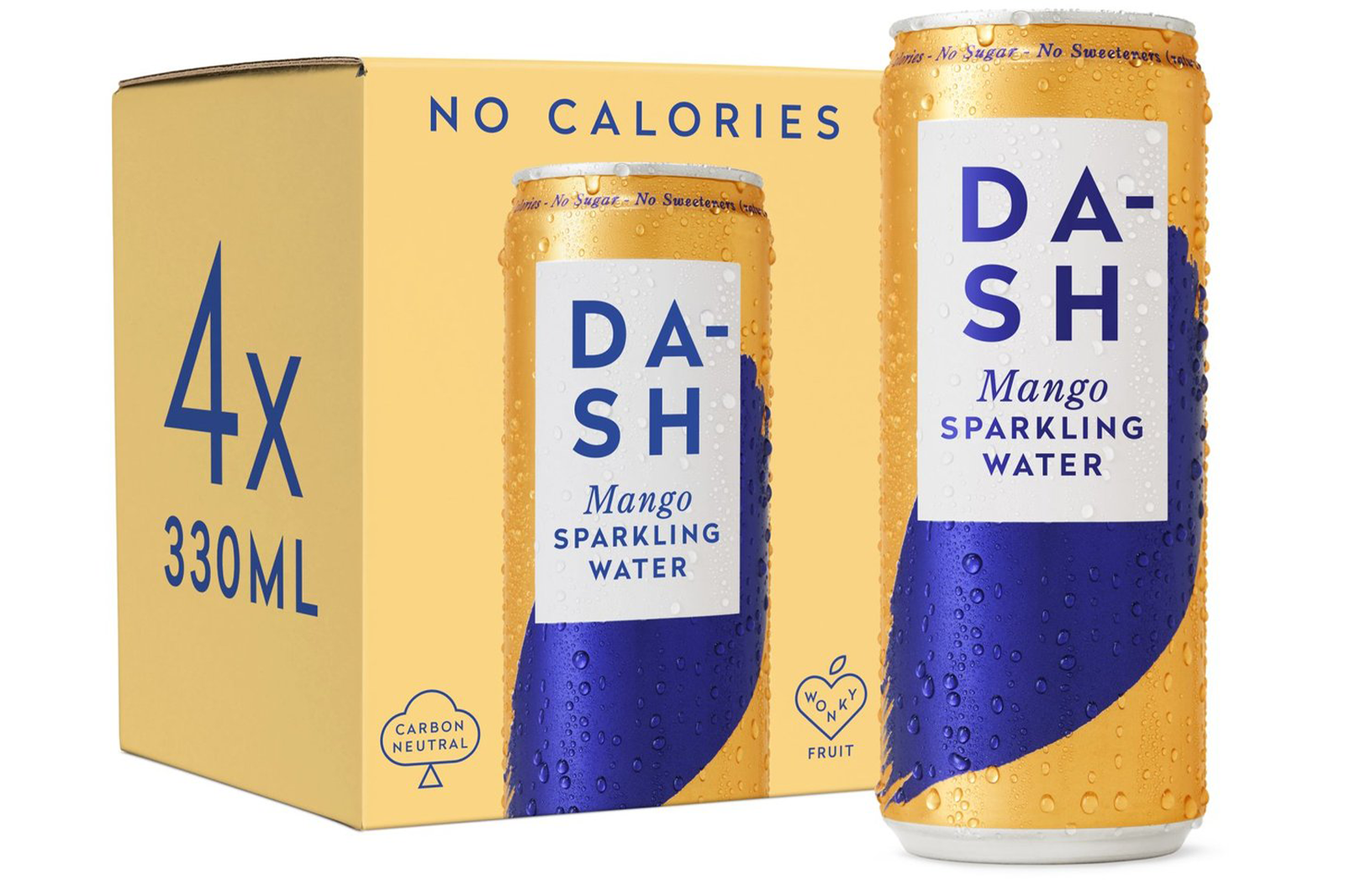 Sparkling Mango 4 x 330ml (Dash) | Healthy Supplies