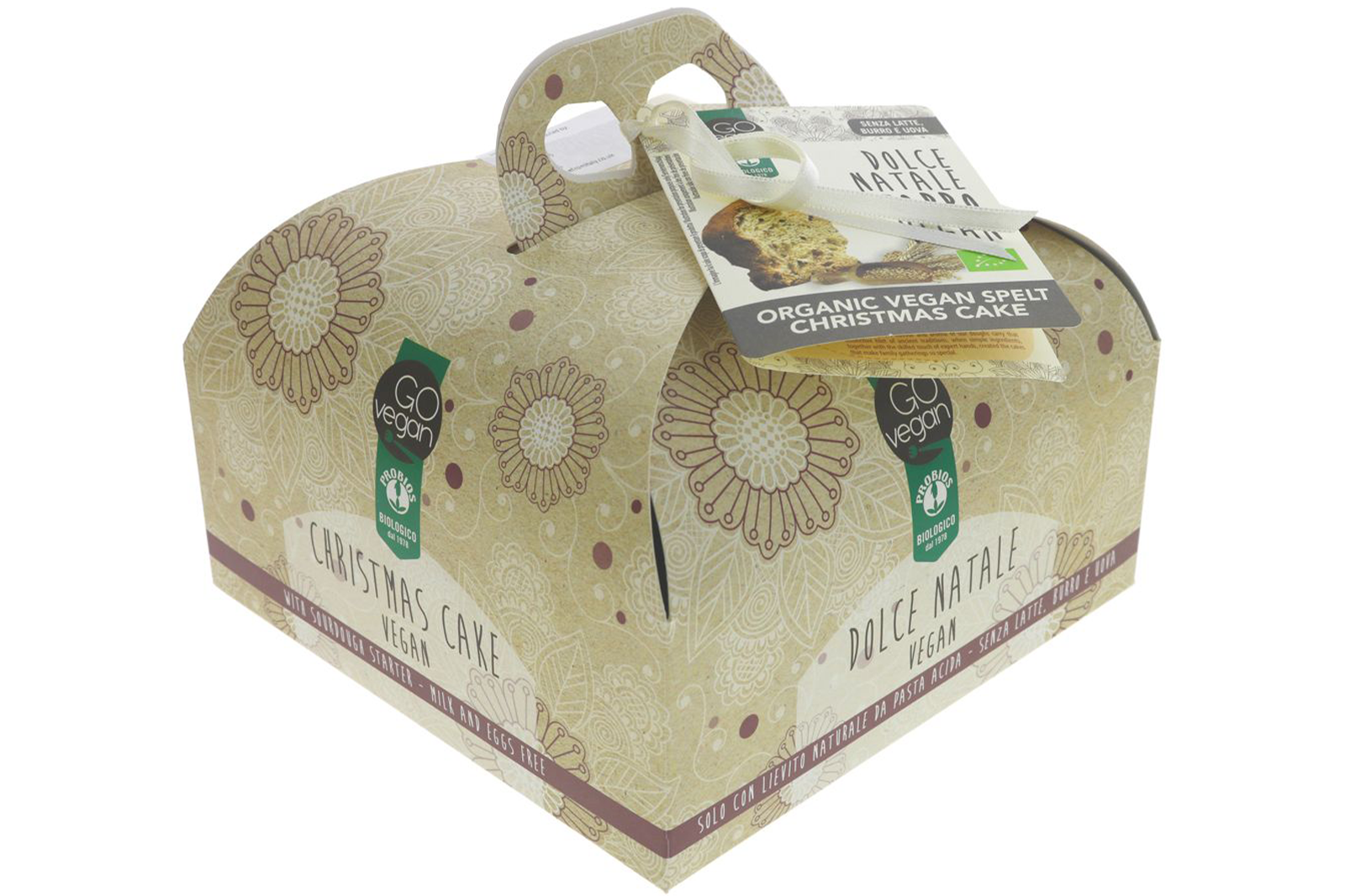 Organic Spelt Panettone 500g (GoVegan) | Healthy Supplies