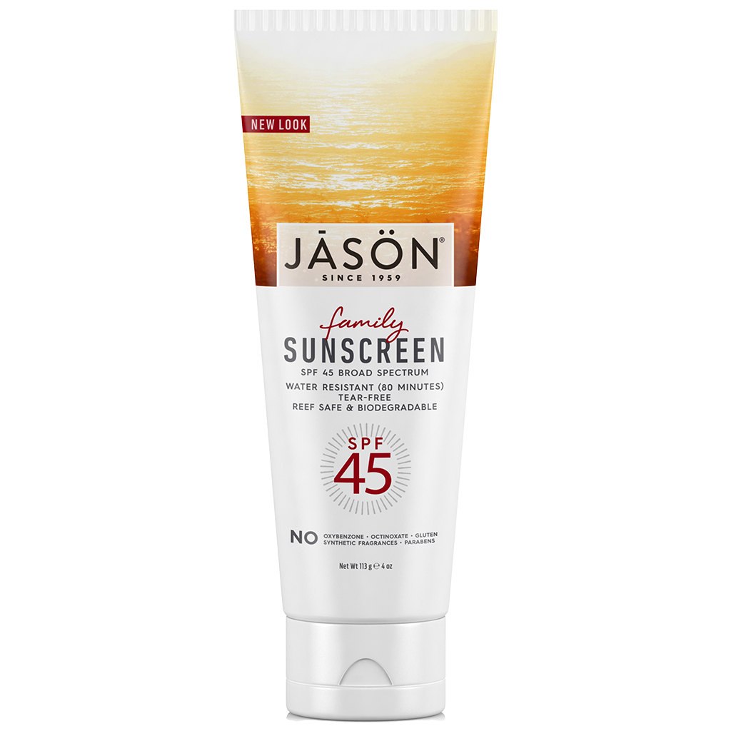 Family Sunscreen SPF 45 113g (Jason) | Healthy Supplies