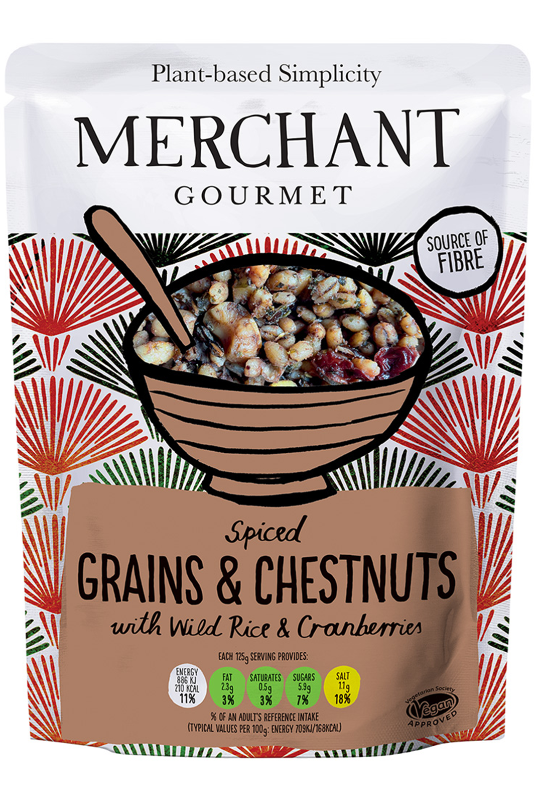 Spiced Grains & Chestnuts 250g (Merchant Gourmet) | Healthy Supplies