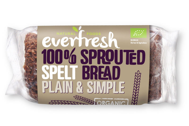 Sprouted Spelt Bread, Organic 400g (Everfresh Natural Foods) | Healthy ...