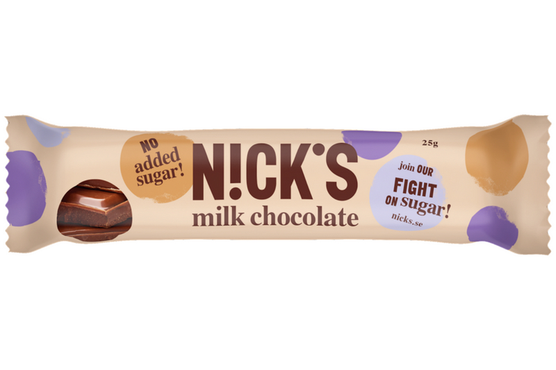 Stevia Milk Chocolate 25g (Nutri Nick) | Healthy Supplies