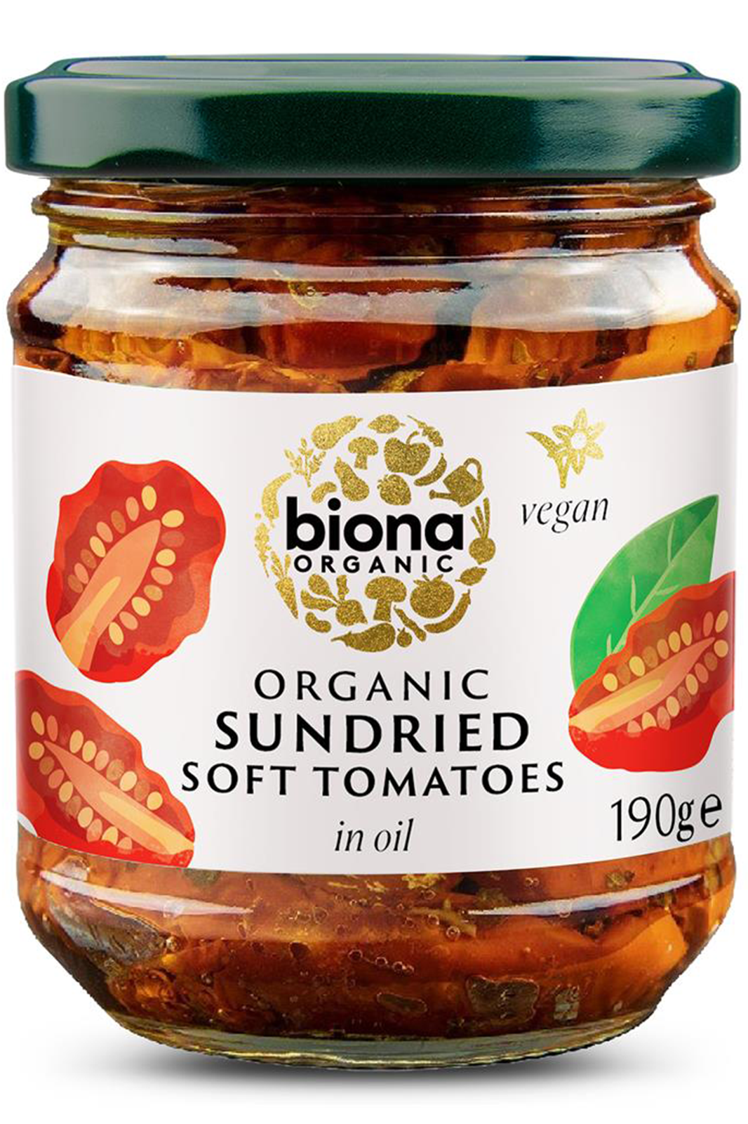 Organic Sundried Soft Tomatoes in Oil 190g (Biona) | Healthy Supplies