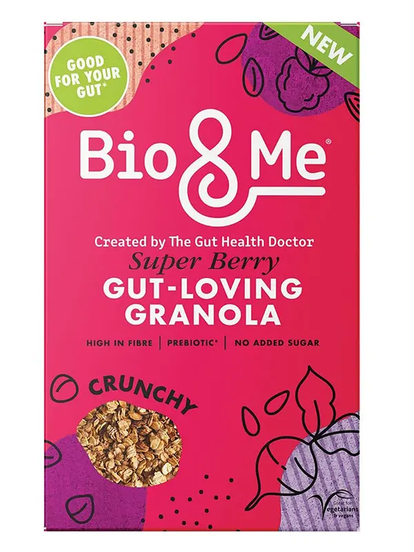 Super Berry Gut Loving Granola 360g (Bio&Me) | Healthy Supplies