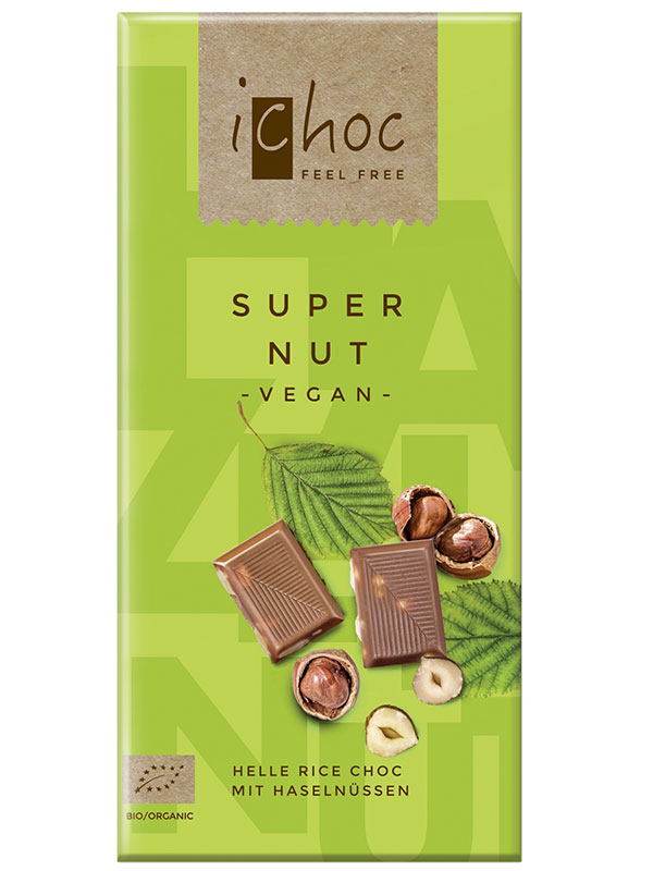 Super Nut Vegan Chocolate 80g (iChoc) | Healthy Supplies
