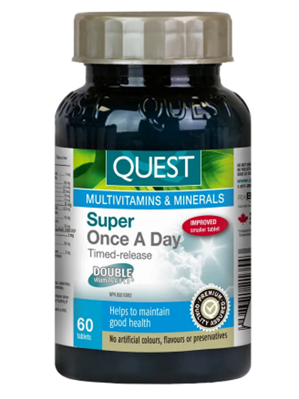 Super Once A Day Multivitamins, 60 tablet (Quest) | Healthy Supplies