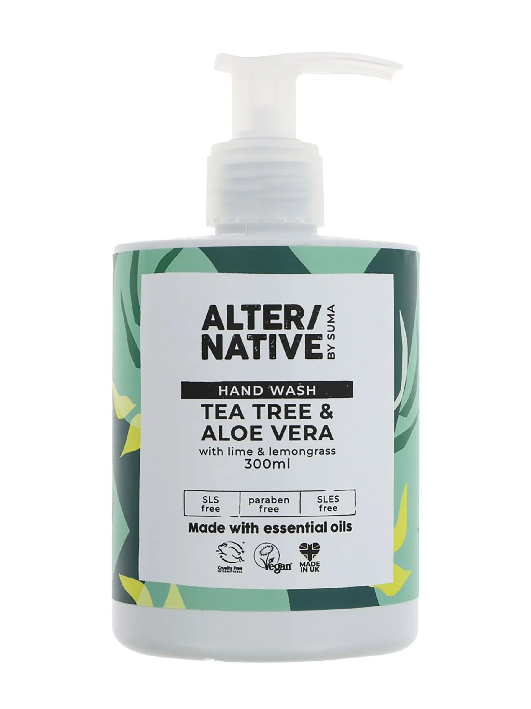 Tea Tree and Aloe Vera Hand Wash 300ML (Alter/Native) | Healthy Supplies