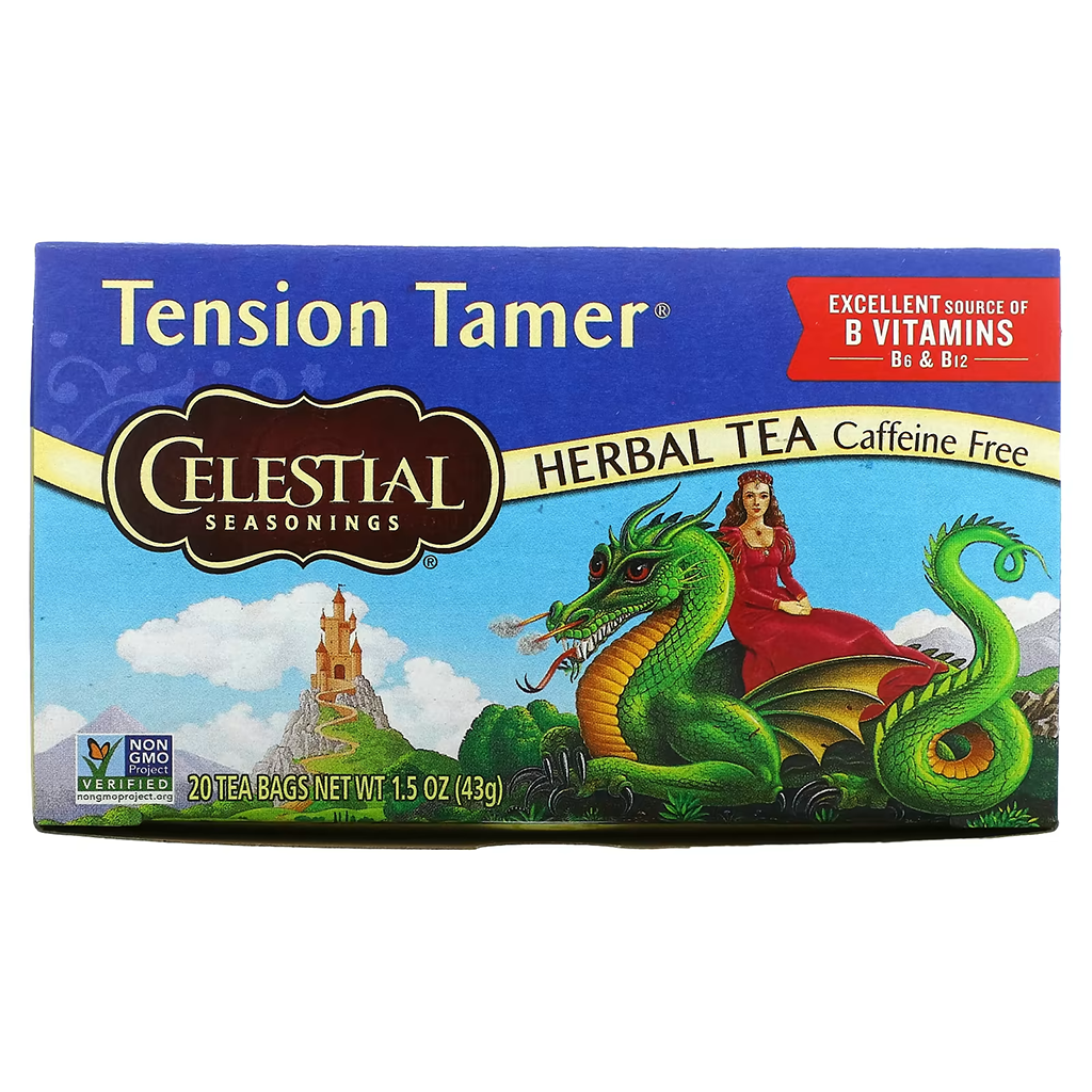 Celestial Seasonings Tension Tamer Tea 20x Bags | Healthy Supplies