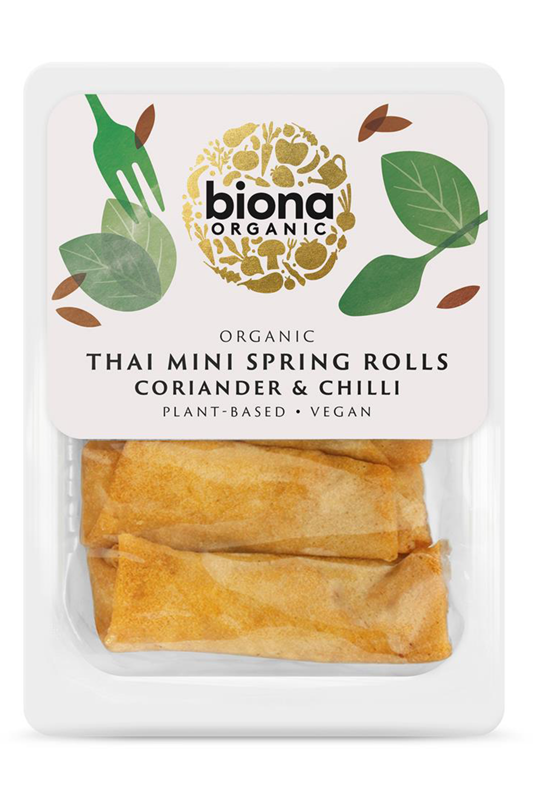 Organic Mini Thai Coriander & Chilli Spring Rolls 200g (Biona ...