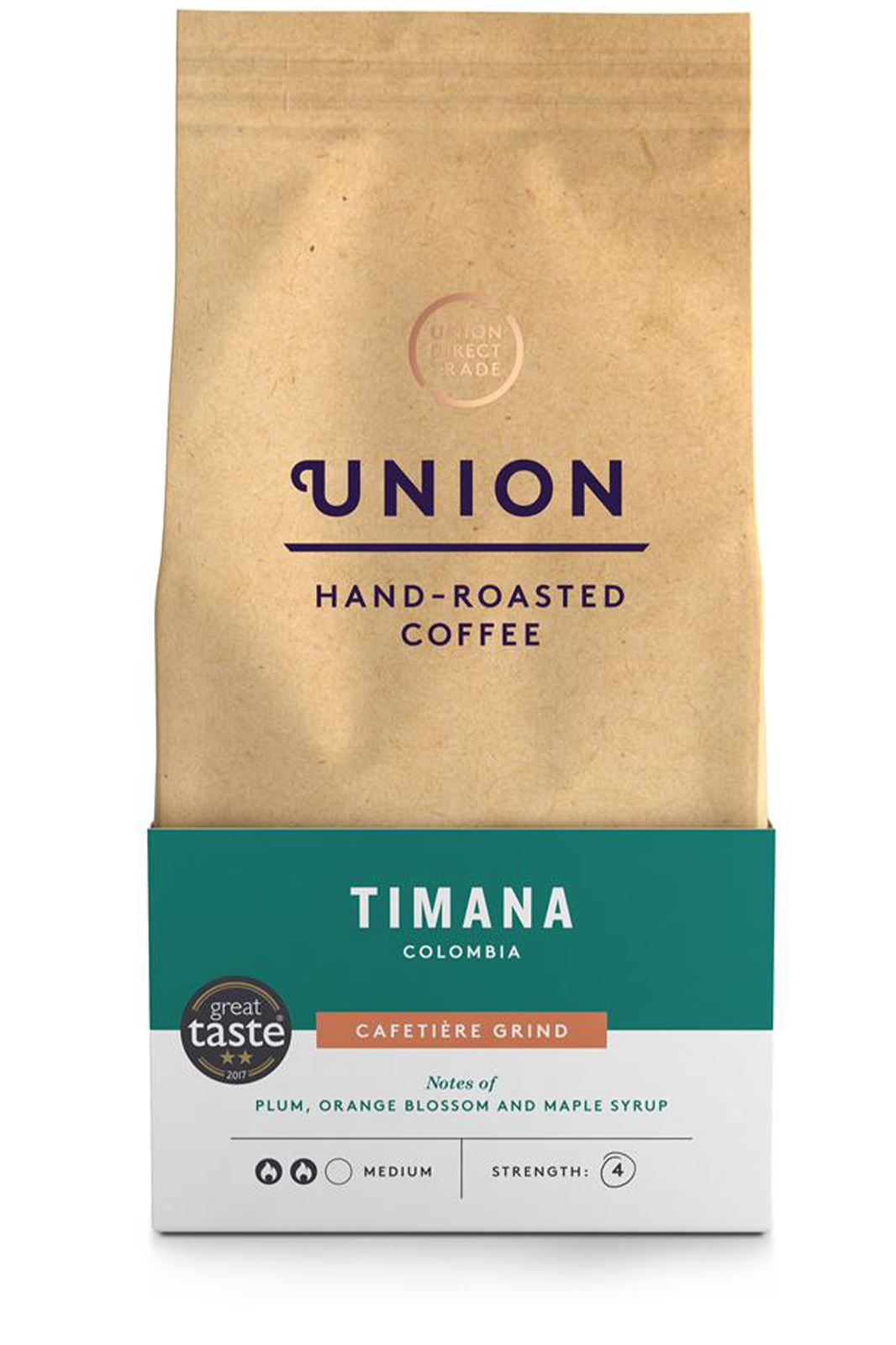 Timana Colombia - Cafetiere Grind 200g (Union Roasted Coffee) | Healthy ...