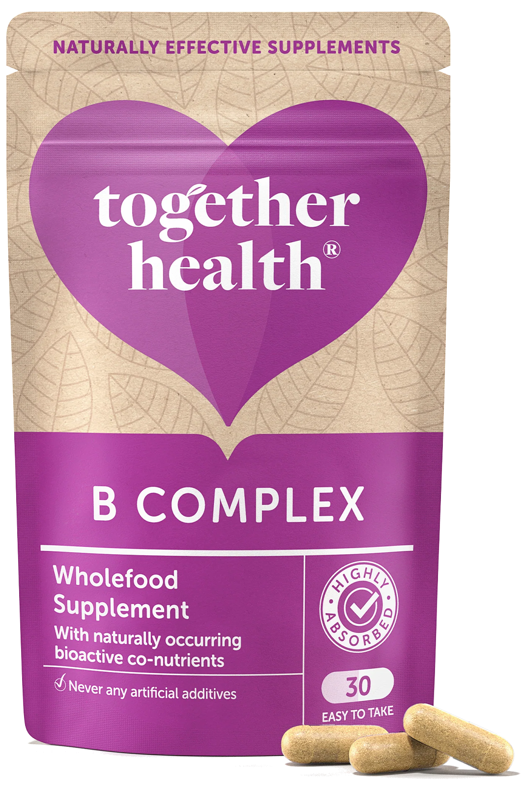 Vitamin B Complex 30 Capsules (Together Health) | Healthy Supplies