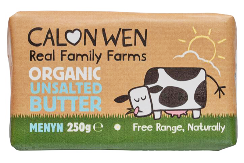 Organic Unsalted Butter 250g (Calon Wen) | Healthy Supplies