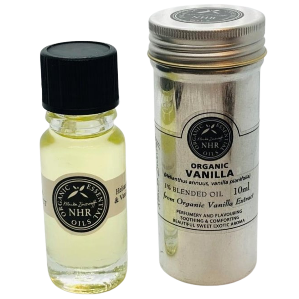 Organic Food Grade Vanilla Extract 1% 10ml (NHR Organic Oils) | Healthy ...