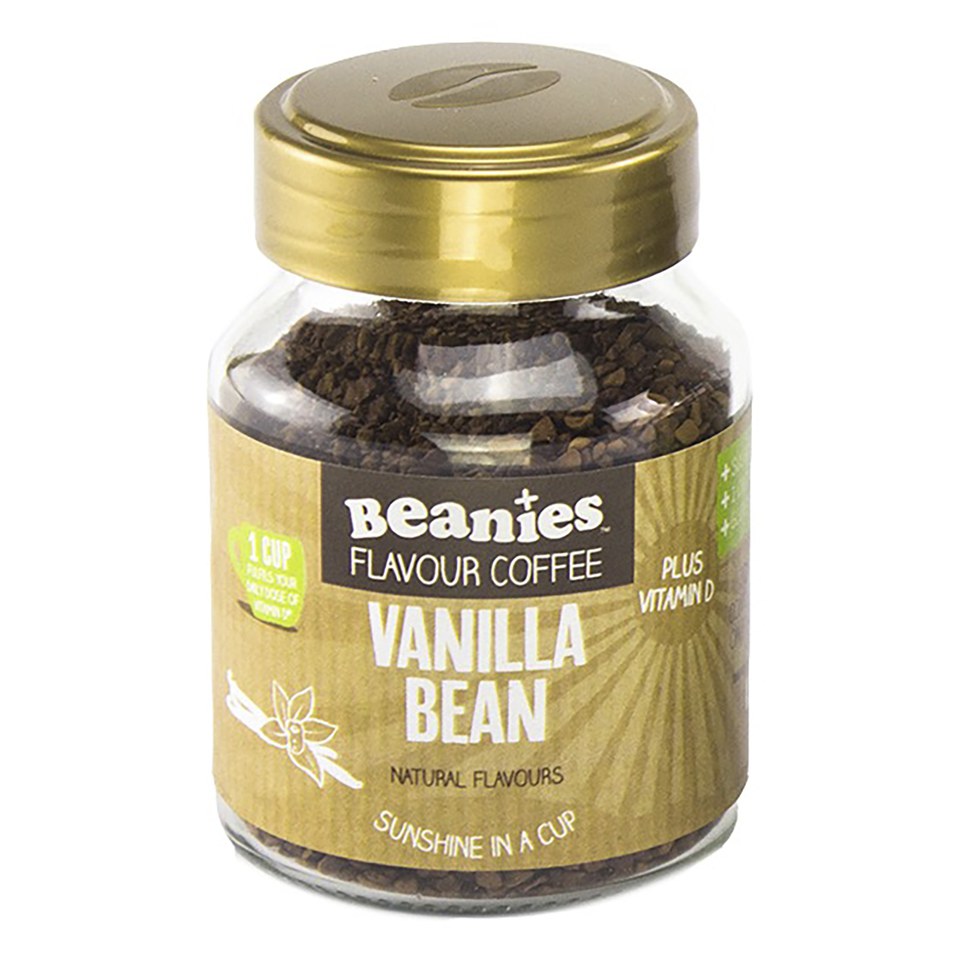 Vanilla Bean Coffee with added Vitamin D, 50g (Beanies Coffee ...