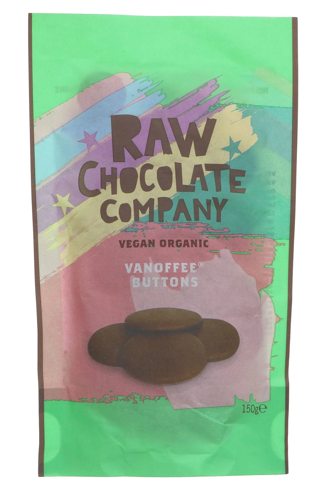 Organic Vanoffee Chocolate Buttons 150g (Raw Chocolate Co.) | Healthy ...