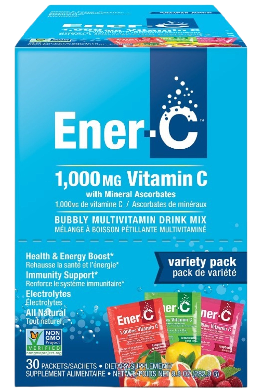 Multivitamin Drink Variety Pack 30 Sachets (Ener-C) | Healthy Supplies