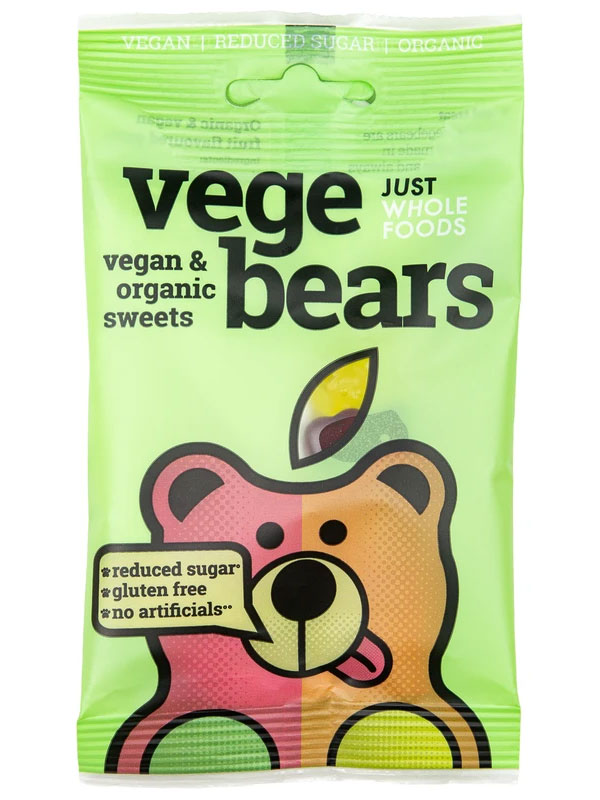 Organic VegeBears 70g (Just Wholefoods) | Healthy Supplies