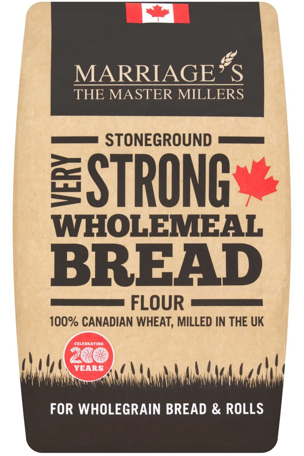 Very Strong Wholemeal 100% Canadian Bread Flour 1.5kg (Marriages ...