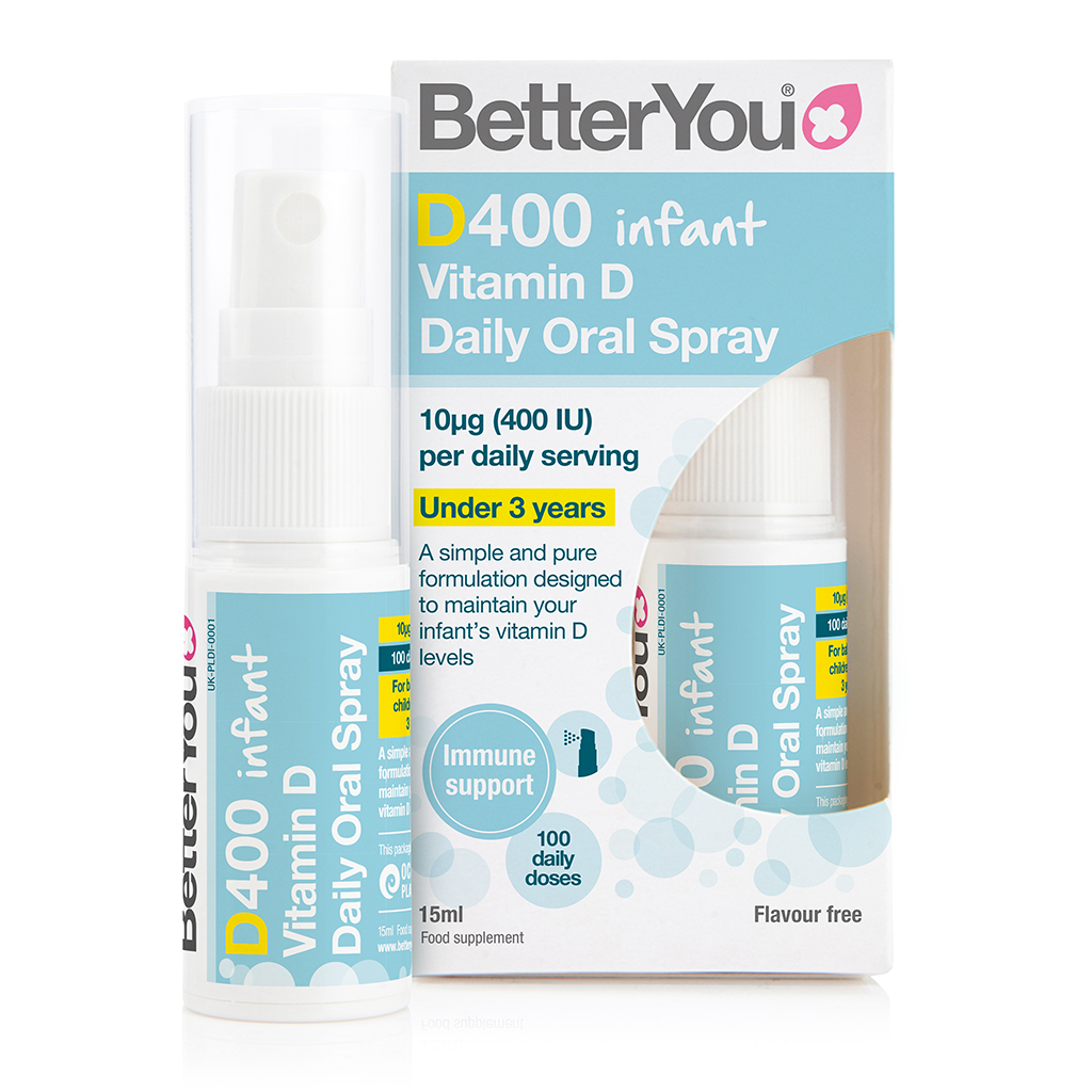 Vitamin D 400 IU Infant Daily Oral Spray 15ml (BetterYou) | Healthy ...