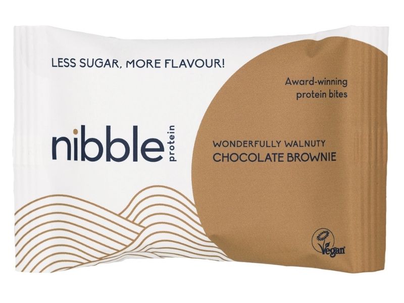 Walnut Chocolate Brownie Protein Bites 24g (Nibble) | Healthy Supplies