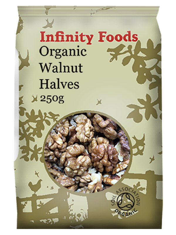 Walnut Halves Organic 250g Infinity Foods | Healthy Supplies