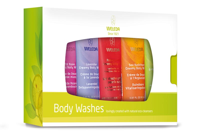 Mini Body Wash Set 5 x 20ml (Weleda) | Healthy Supplies