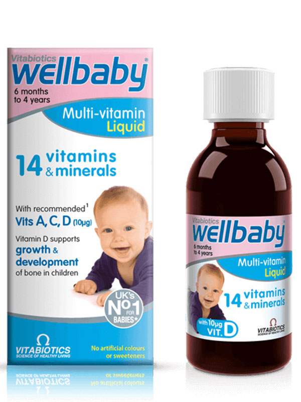 Wellbaby Multi-Vitamin Liquid 150ml (Vitabiotics) | Healthy Supplies