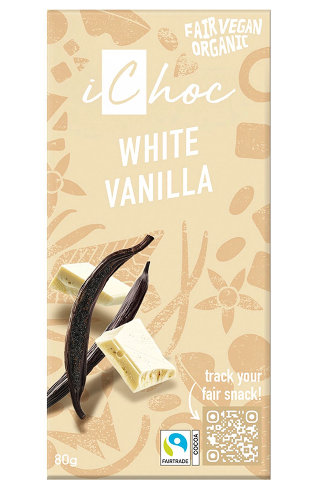 Organic White Vanilla 80g (iChoc) | Healthy Supplies