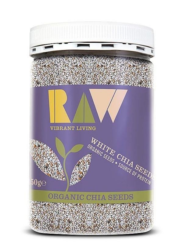 White Chia Seeds 450g (Raw Health) | Healthy Supplies
