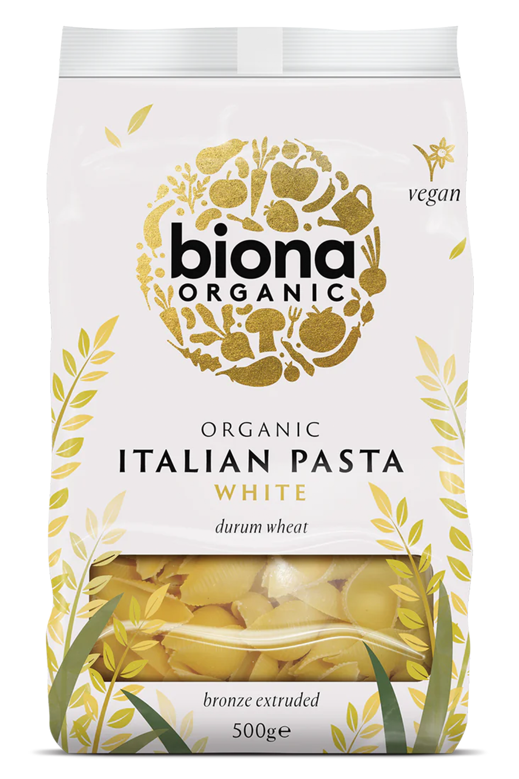Organic White Conchiglie Pasta 500g (Biona) | Healthy Supplies