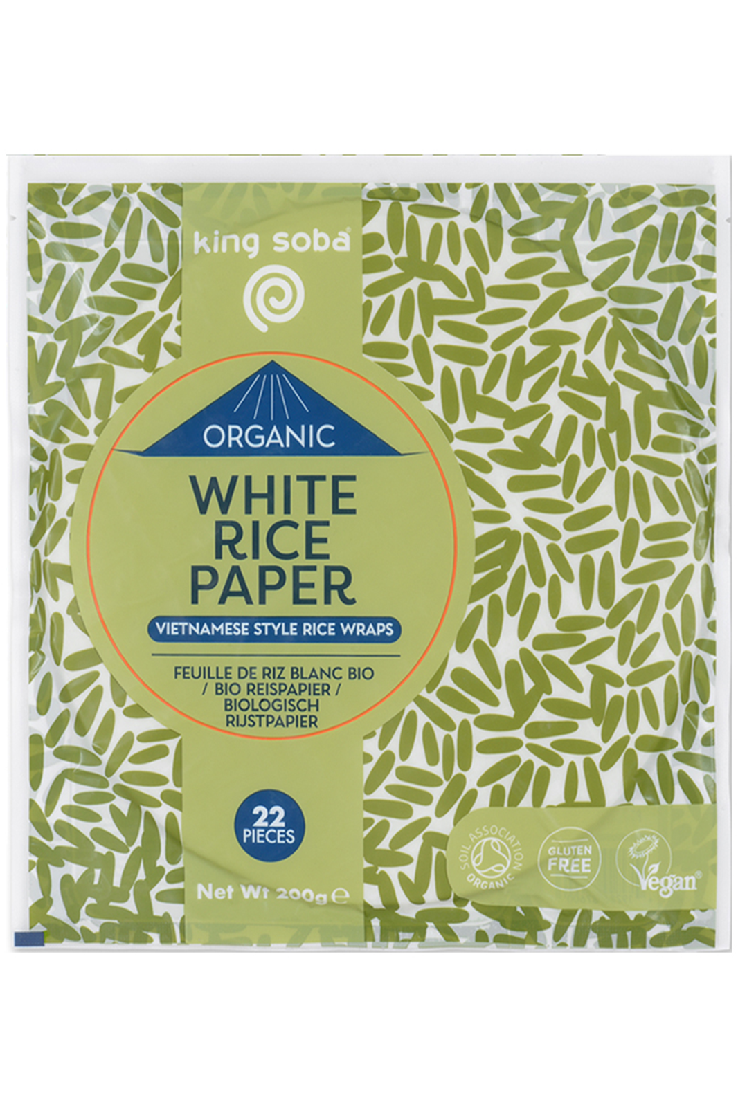 Organic White Rice Paper 200g (King Soba) | Healthy Supplies
