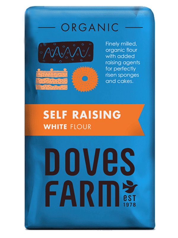 Organic Self Raising White Flour 1kg (Doves Farm) | Healthy Supplies